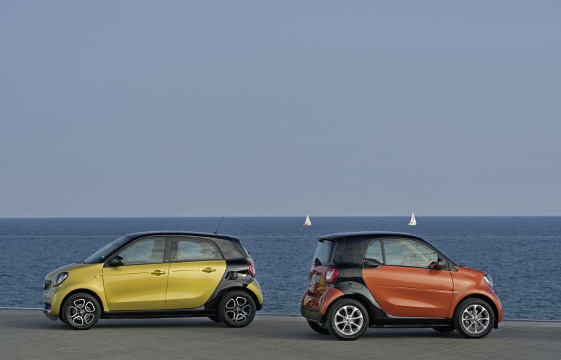 Smart Forfour technical specifications and fuel economy